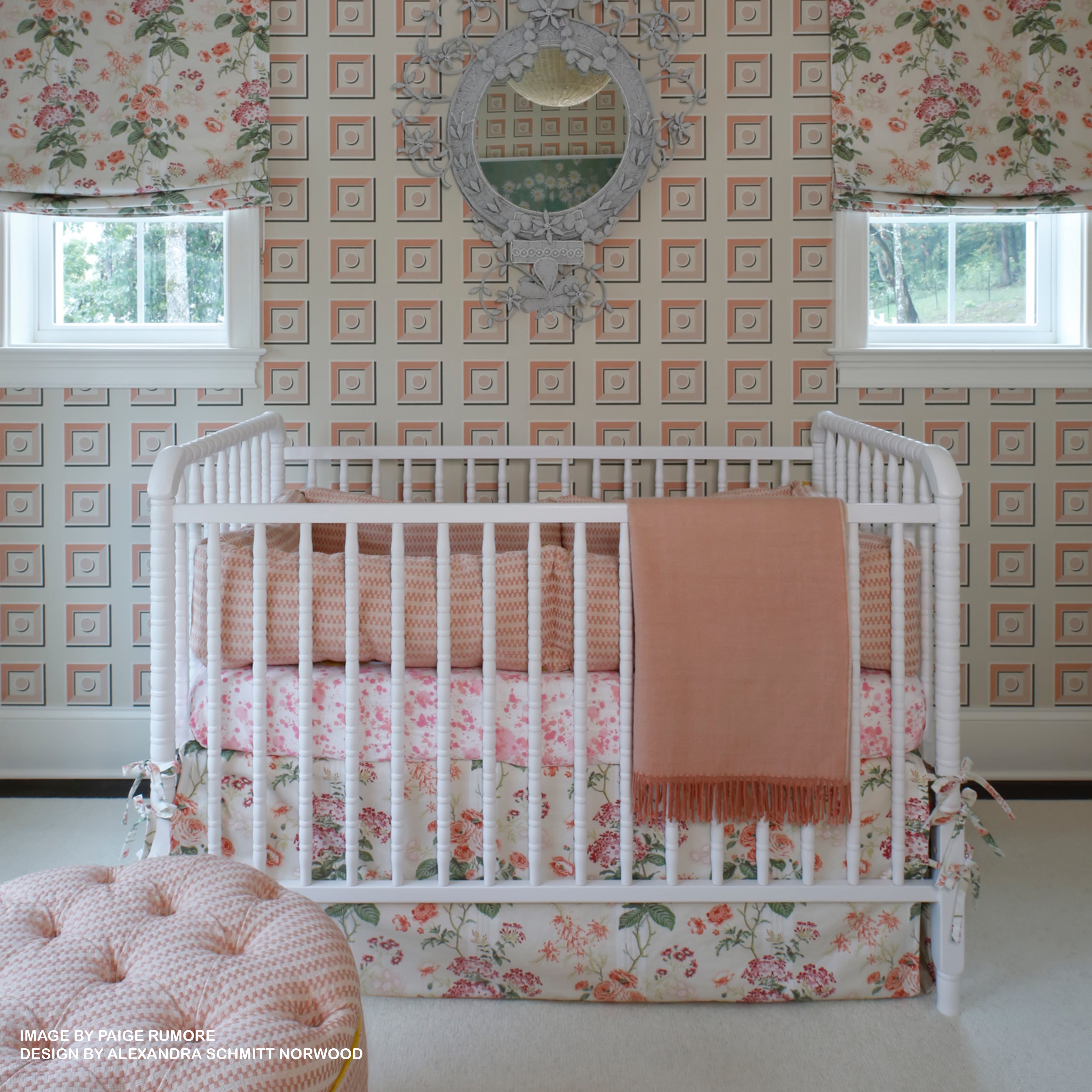 Pink Splatter Austin Crib Sheet – Biscuit Home