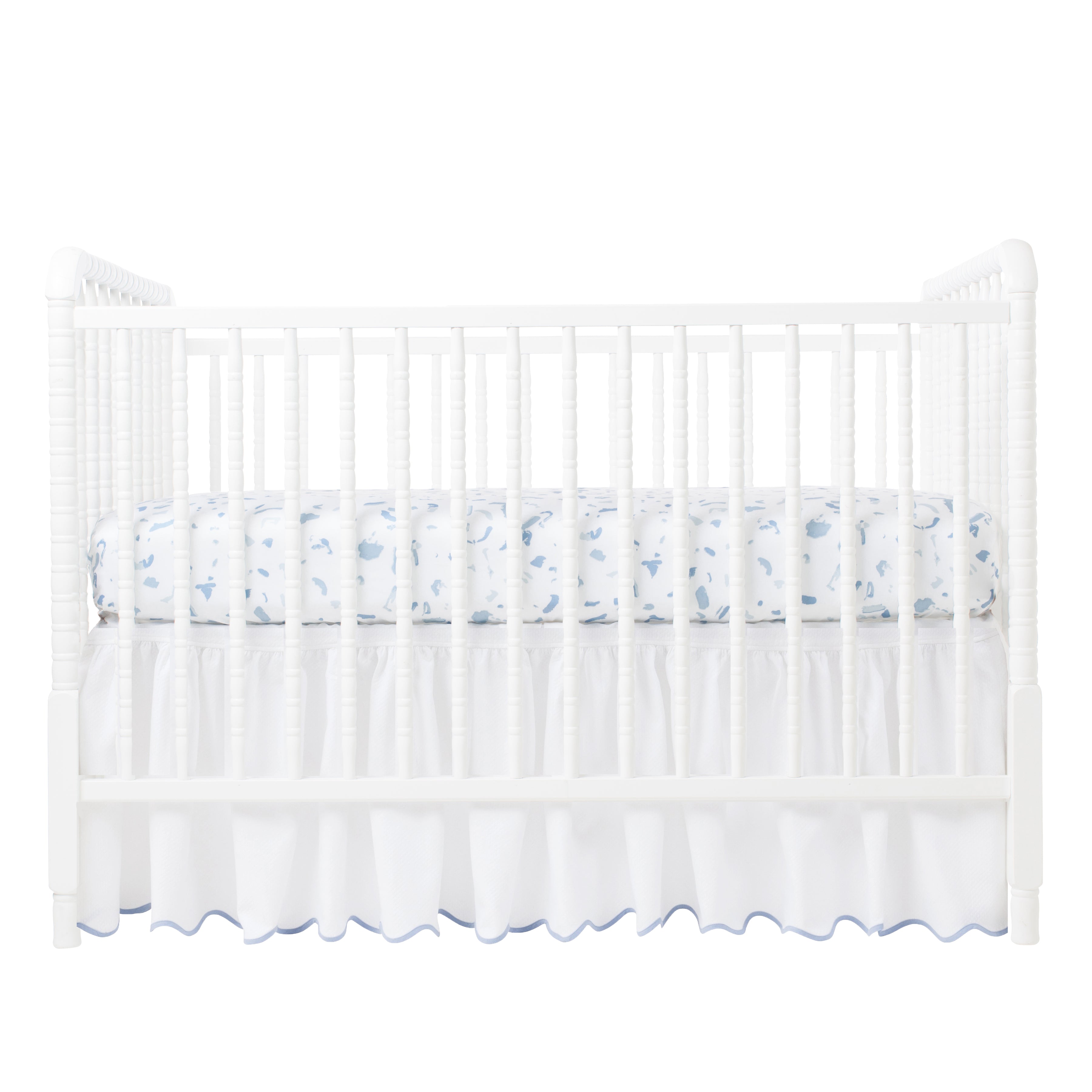 Boone Blue Crib Sheet – Biscuit Home