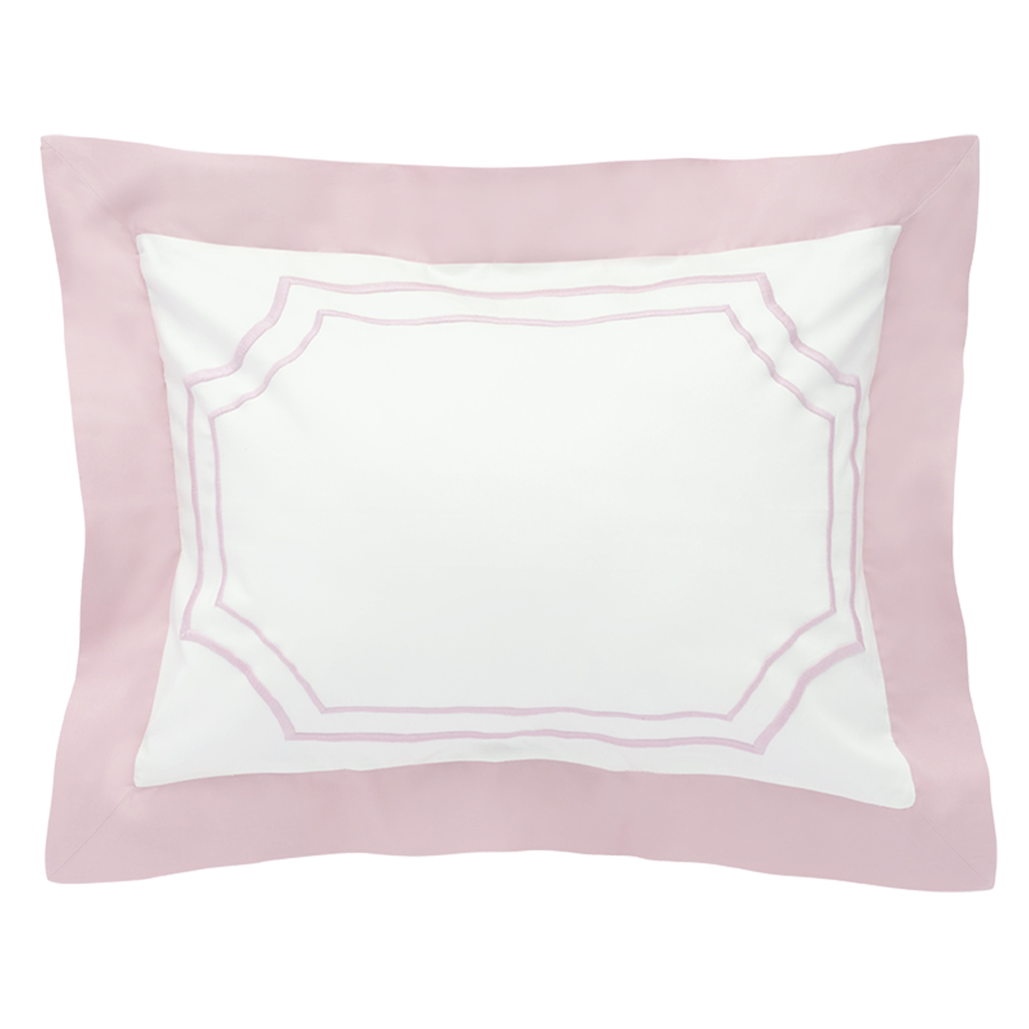 Pink Block Border Boudoir Sham – Biscuit Home