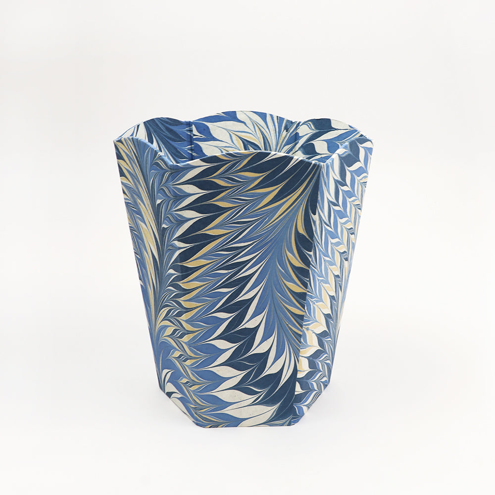 Marbled Paper Waste Basket – Biscuit Home