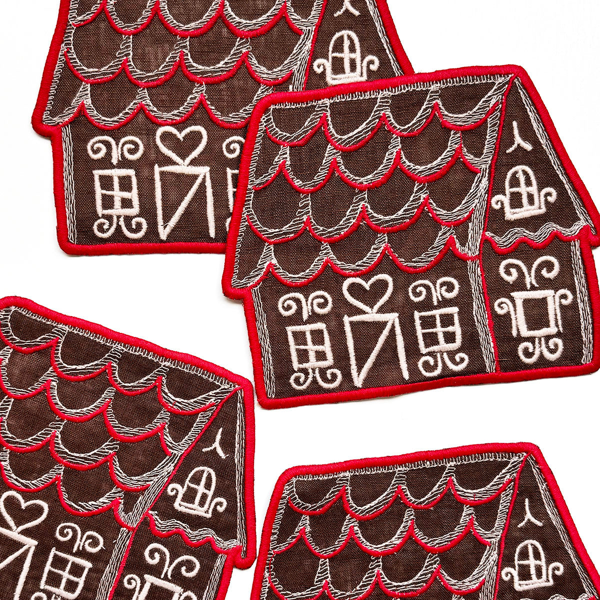 Gingerbread House Cocktail Napkins, set of 4 – Biscuit Home