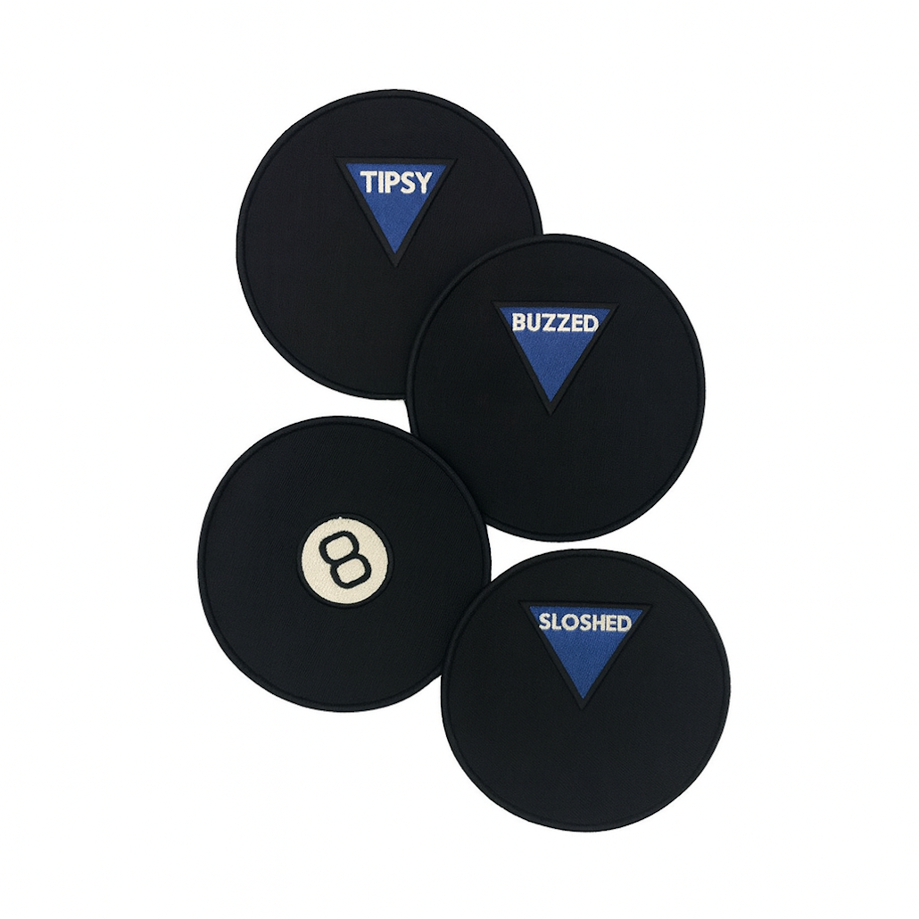 Magic 8 Ball Cocktail Napkins, set of 4 – Biscuit Home