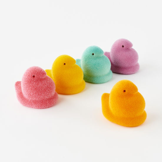 Medium Flocked Peep – Biscuit Home