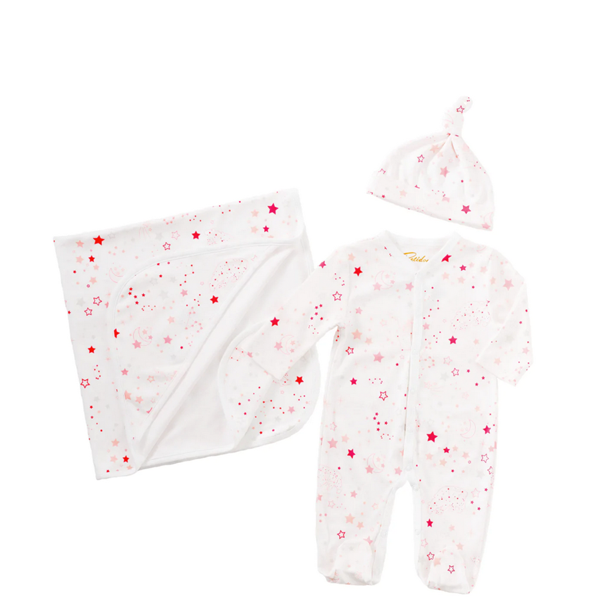 Twinkle Twinkle Pink Pima Baby Set – Biscuit Home