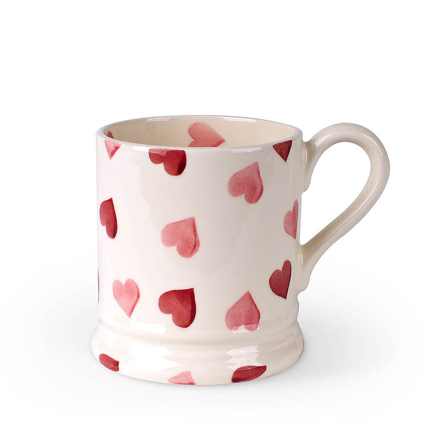 Pink Hearts 1/2 Pint Mug – Biscuit Home