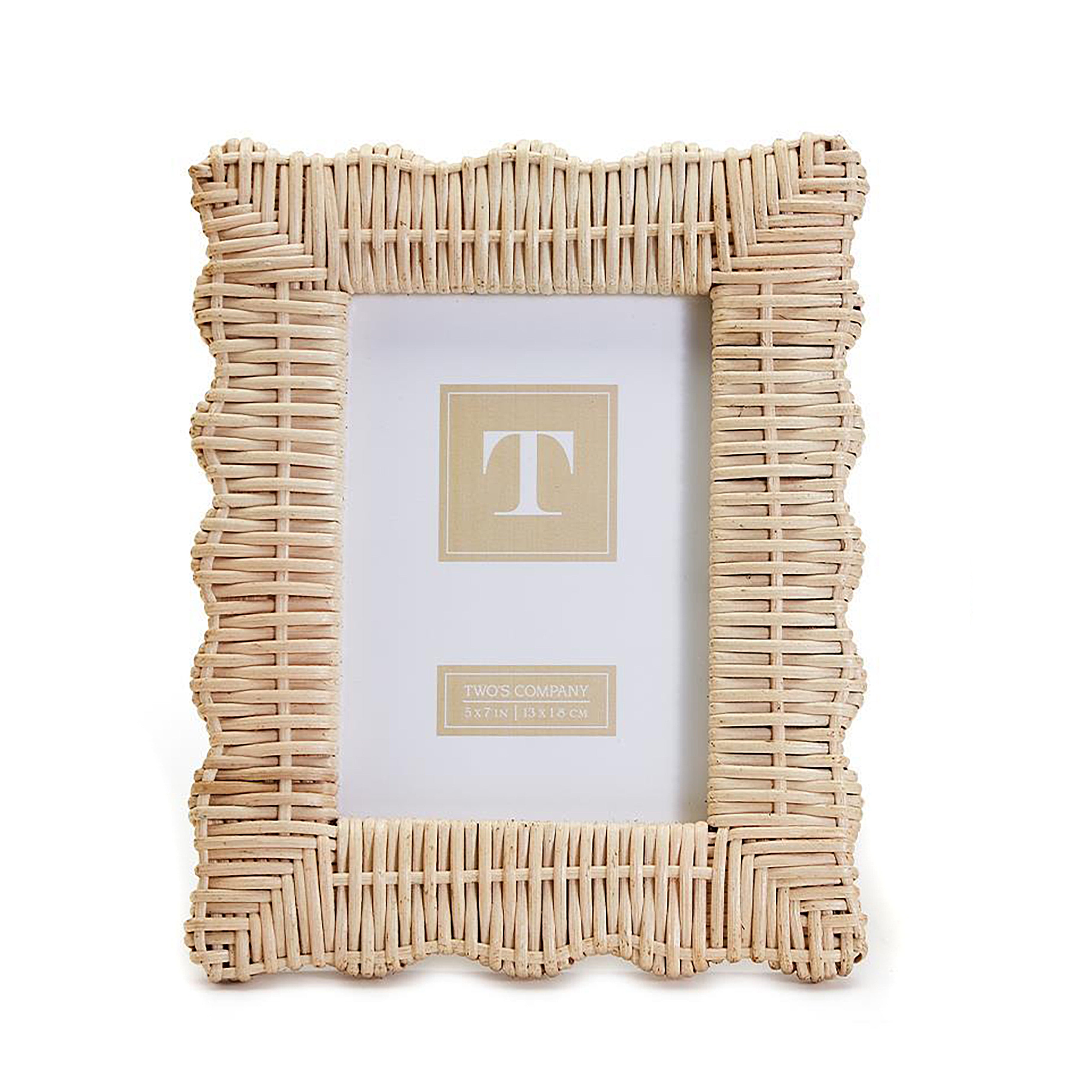 Scallop Wicker Weave Frame – Biscuit Home